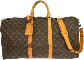Louis Vuitton unisex, Pre-owned, Brun, Taille: ONE Size Sac Keepall Bandouli&egrave;re Pre-owned