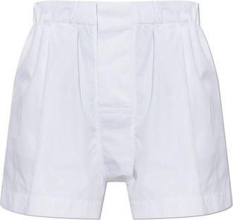 Lacoste Homme, Shorts, Blanc, Taille: M Runway Poplin Shorts