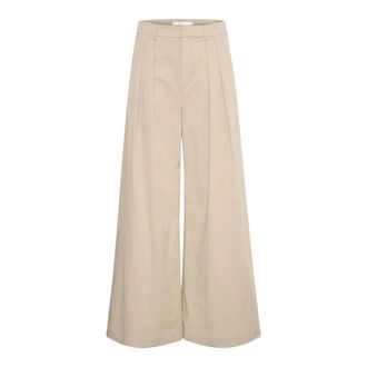 Gestuz Weite Hose mit lockerer Passform 10908210 String - - Trousers - Damen - Beige - M