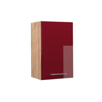 Vicco H&auml;ngeschrank Fame-Line, Bordeaux Hochglanz/Goldkraft Eiche, 45 cm