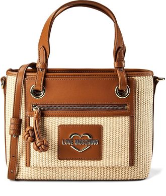 Love Moschino Handtasche Straw Chic