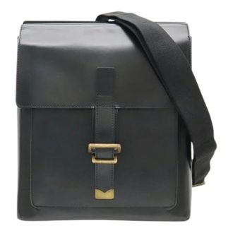 Louis Vuitton Sac bandouli&egrave;re en cuir de veau Liege Pre-owned - Femme - Pre-owned - Noir - Taille: ONE Size