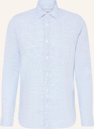 Orlebar Brown Orlebar Brown Leinenhemd Giles Slim Fit blau