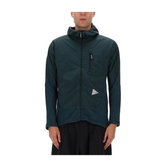 And Wander Alpha Direct F/Z Hoodie - - Sport - Herren - Gr&uuml;n - M