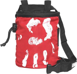LACD Chalk Bag Farbe rot: Magnesium Tasche f&uuml;r klettern & bouldern, Frauen & M&auml;nner, chalkbag ist aus super strapazierbaren und stabilen Material und staub