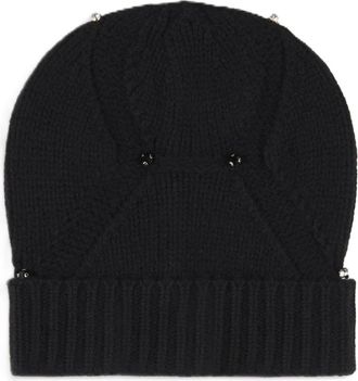 KANGRA Femme, Accessoires, Noir, Taille: ONE Size Wool Beanie