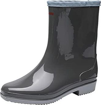 Generic Bottes caoutchouc pour homme et femme pluie imperm&eacute;ables antid&eacute;rapantes enfiler Rembourrage en EVA Chaussures Imperm&eacute;abilit&eacute; totale Isolation thermiqu