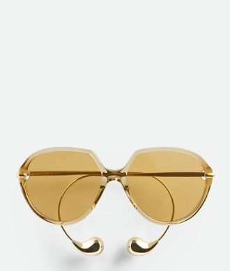 Bottega Veneta Lunettes De Soleil Carr&eacute;es Drop - Bottega Veneta