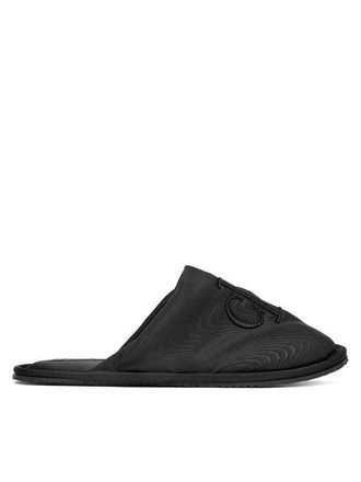 Calvin Klein Jeans Hausschuhe Slipper Satin Moire YW0YW02053 Schwarz