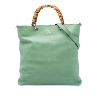 Gucci Sac bandouli&egrave;re Pre-owned - Femme - Pre-owned - Vert - Taille: ONE Size