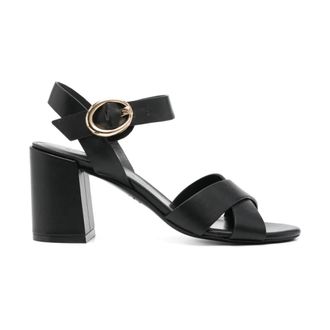 Stuart Weitzman Benni Block Heel Sandal - - Shoes - Damen - Schwarzk - 37 EU