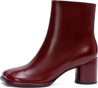 Cesare Gaspari Femme, Chaussures, Rouge, Taille: 38 EU Bottines en cuir Margarette