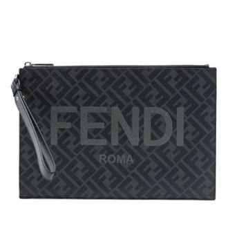 Fendi Pre-owned Toile sacs-fendi - Femme - Pre-owned - Gris - Taille: ONE Size