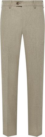 Hiltl Flannel-Hose Piacenza I mit Bügelfalte. Regular in