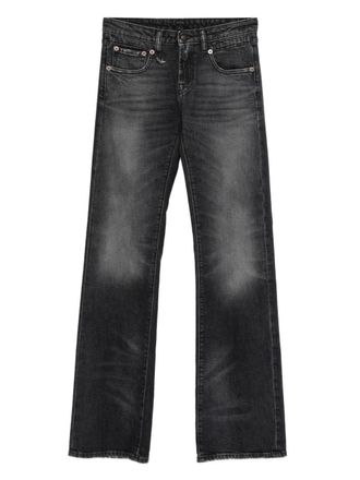 R13 Boy Flare Jeans - Schwarz