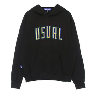 Usual Schwarzer Streifen-Hoodie mit K&auml;ngurutasche - - Sweatshirts & Hoodies - Herren - Schwarzk - S