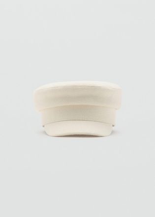 Mango Baker-Boy-Mütze ecru - Damen - S - MANGO