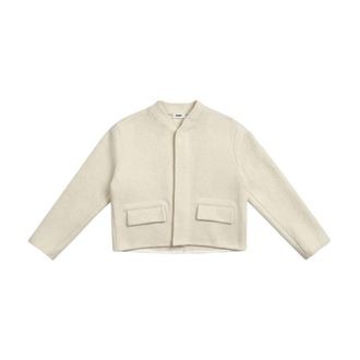 Rier Walker Jacket City Crop - - Knitwear - Herren - Wei&szlig; - S