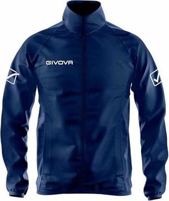 Givova Unisex - Enfant Pluie Basico Blouson, Bleu, XXS EU