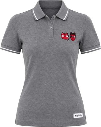 Dolce & Gabbana Gestricktes Poloshirt - - Tops - Damen - Grau - XS