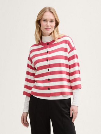 Tom Tailor Cardigan Pullover & Strickjacken Cardigan mit Streifenmuster