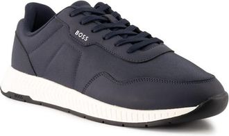 HUGO BOSS Herren Sneaker blau Synthetik