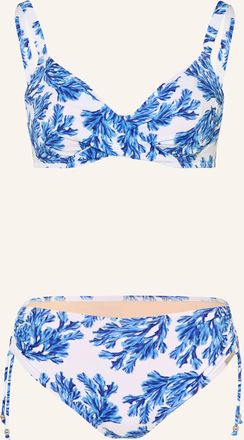 Charmline Charmline B&uuml;gel-Bikini Seaside Breeze In Wickeloptik blau