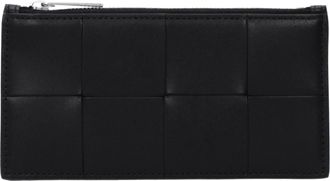 Bottega Veneta Hommes Portefeuille en cuir noir