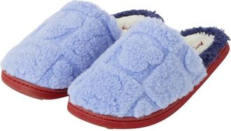 Women'secret Damen Zapatillas de Ducha Colecci&oacute;n Multilicense Campus Zubeh&ouml;r, Blauer Druck, Large