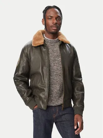 Milestone Lederjacke MS Tom 631089 21070-1 Dunkelbraun Regular Fit