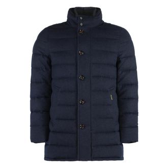 Moorer Kaschmir Daunenjacke mit G&auml;nsedaunen - - Jackets - Herren - Blau - XS