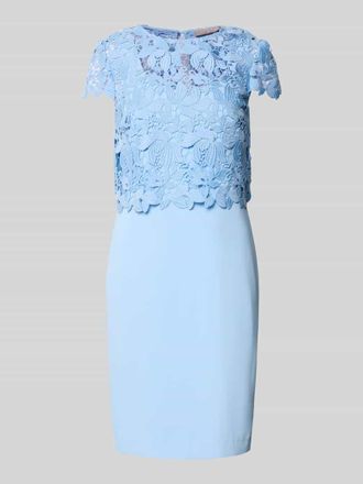 Christian Berg Cocktail Knielanges Cocktailkleid im 2-in-1-Look