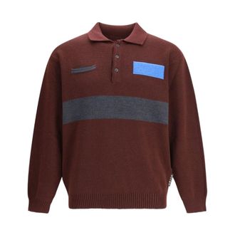 GR10K Rundhals-Strickware - - Knitwear - Herren - Rot - L