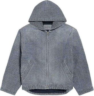Balenciaga Jeansjacke - Dunkelblau