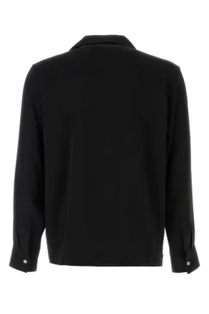 Amiri Mens Black Polyester Shirt Exterior: Camicie