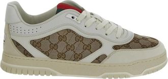 Gucci Leder Sneaker Re-Web Stil - - Shoes - Herren - Mehrfarbig - 43 EU