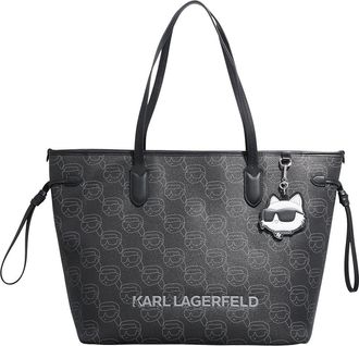Karl Lagerfeld Shopper & Totes - Ikon Mono Cc Lg Tote - Gr. unisize - in Schwarz - für Damen