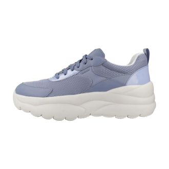 Geox Femme, Chaussures, Bleu, Taille: 38 EU Xtors Platform Trainers