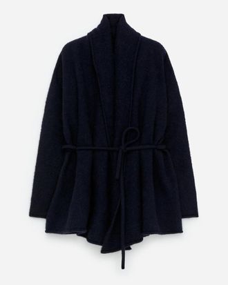 Arket Strickjacke Aus Einer Alpaka-Wollmischung -Blau