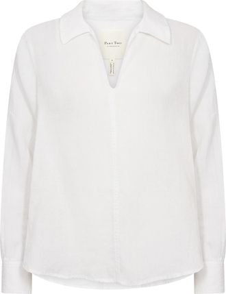 Part Two Langarm - Hemd NataleePW 44, Bright White 44