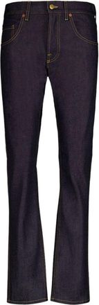Gucci Tapered-Jeans mit Kontrastnaht - Blau