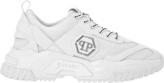 Philipp Plein Low-Top Sneaker - Sneaker Predator - Gr. 39 (EU) - in Wei&szlig; - f&uuml;r Damen