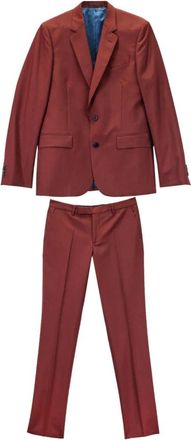 Paul Smith Homme, Costumes, Rouge, Taille: XL Completo Lana e Mohair Soho Fit