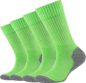 Camano Unisex Kinder Online Children pro tex Function 4er Pack Socken, Green Flash, 31/34