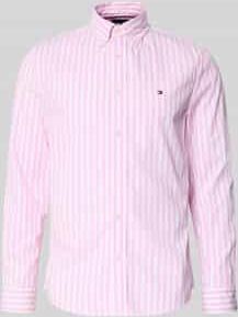 Tommy Hilfiger Regular Fit Freizeithemd aus Baumwoll-Popeline