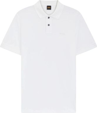 HUGO BOSS Homme, Tops, Blanc, Taille: 4XL Polo Prime