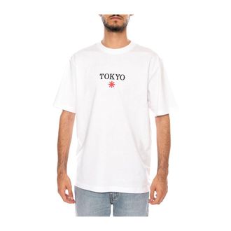 Only & Sons Only & Sons - Onsfred Blueprint Life Rlx T-shirt - Homme - Tops - Blanc - Taille: XS