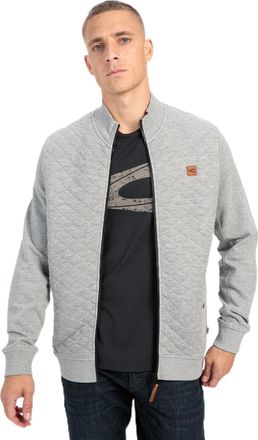 Camel Active Herren Sweatjacke mit Steppmuster Grau Menswear-M