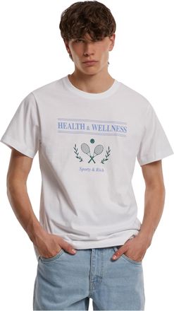 Mister Tee Herren T-Shirt Health & Wellness Tee White M