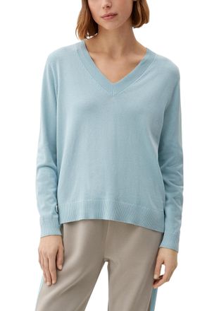 s.Oliver Strickpullover mit V-Ausschnitt